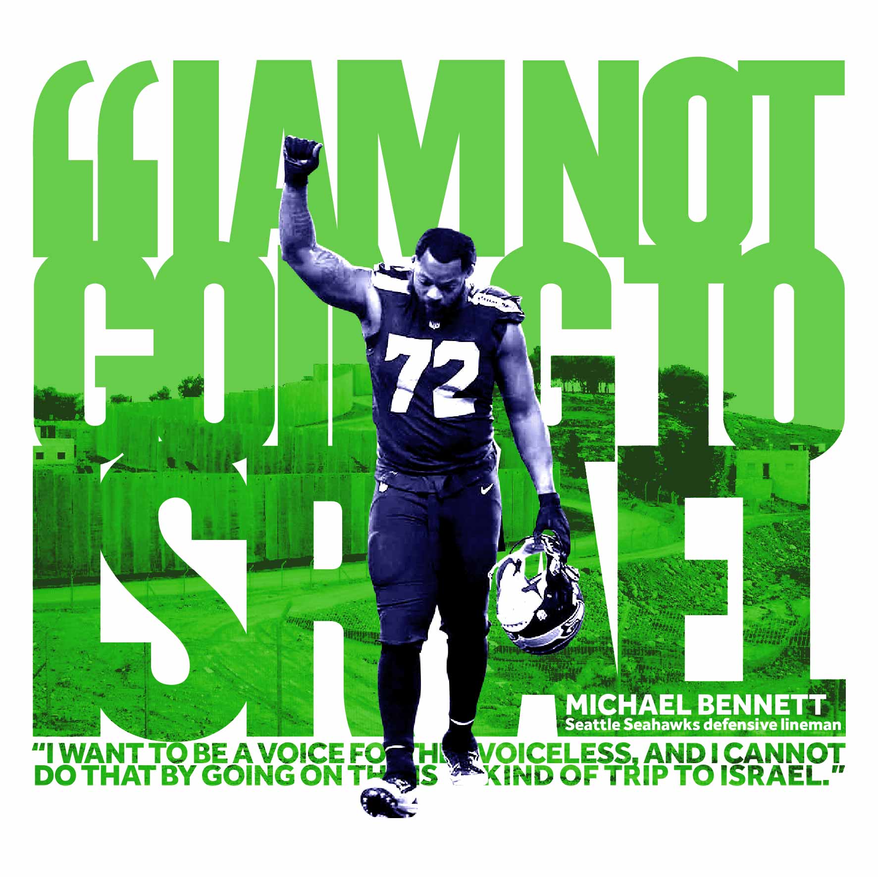 NFL Players Stand for Justice - Visualizing Palestine