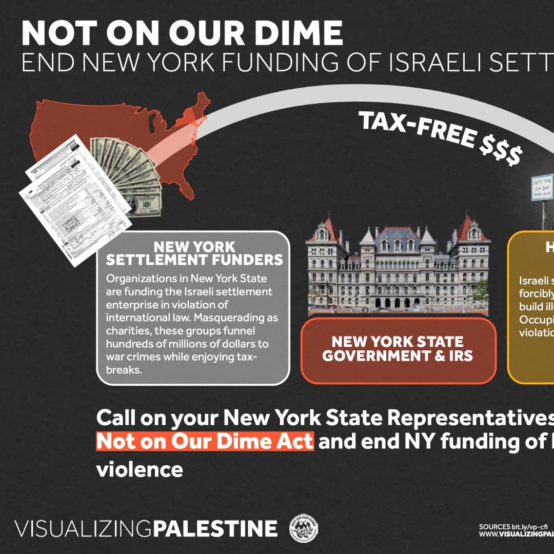 Not On Our Dime - Visualizing Palestine