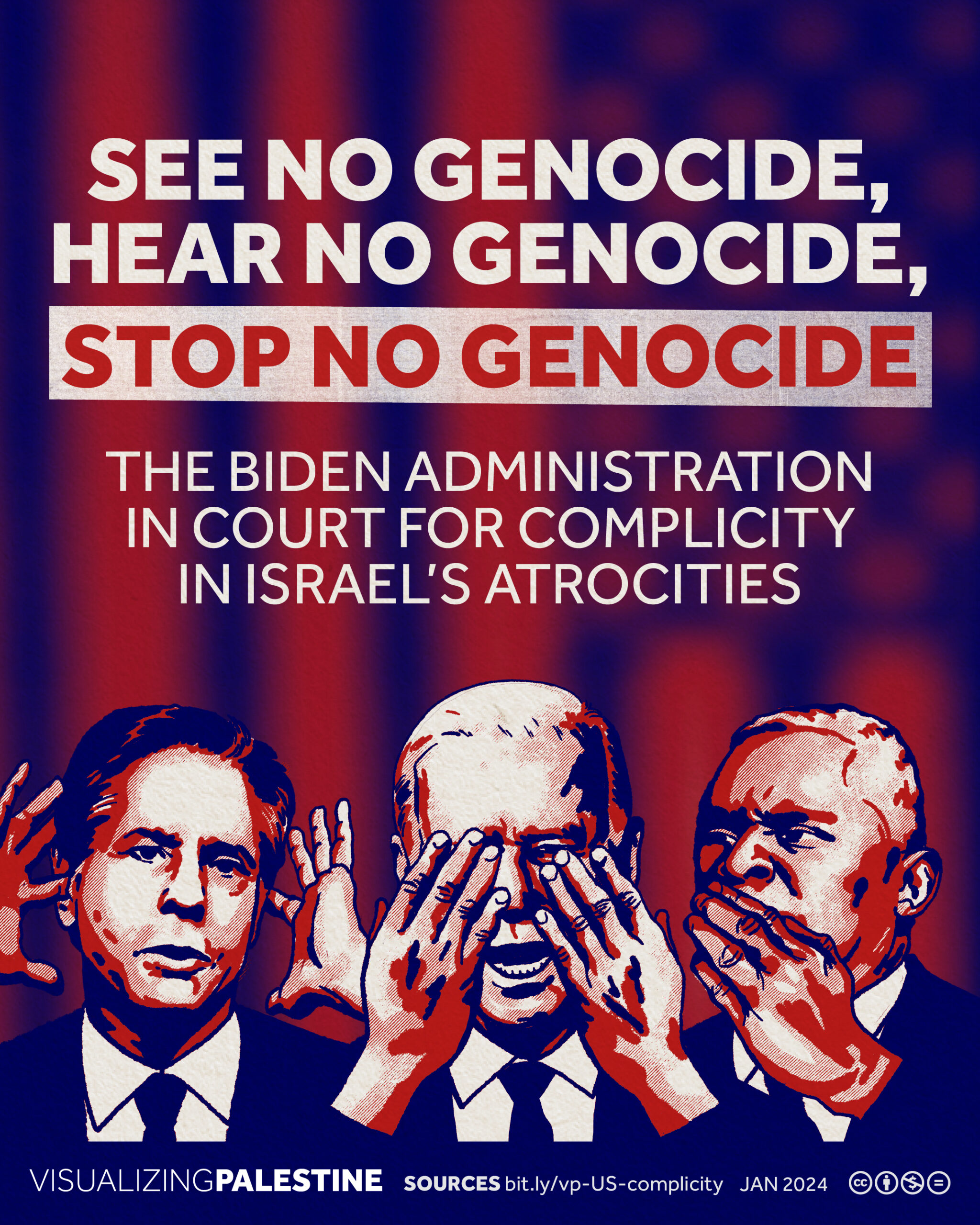 See No Genocide, Hear No Genocide, Stop No Genocide - Visualizing Palestine